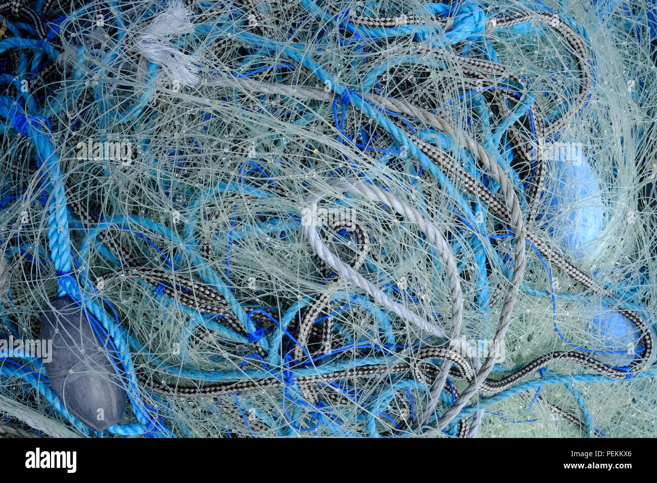 commercial fishing nets Stock Photo - Alamy