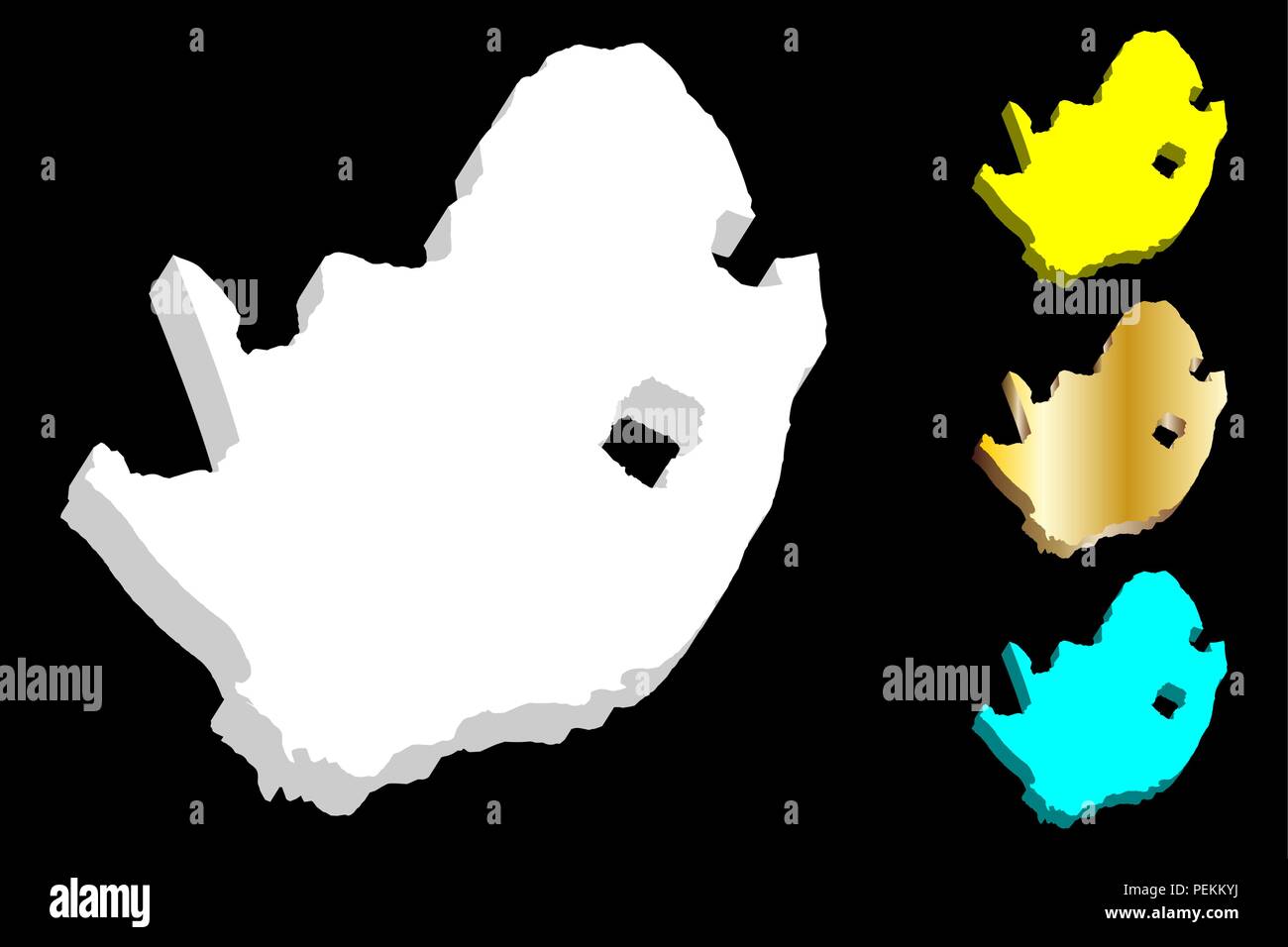 Rsa map Stock Vector Images - Alamy