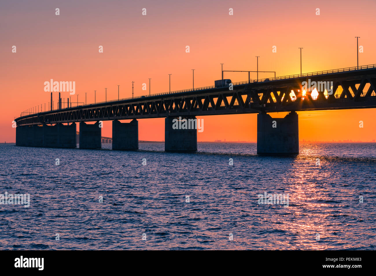 The Oresund Bridge is the longest combined road and rail bridge in ...