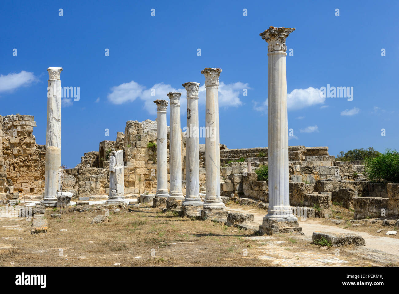 Colonnade surrounding the palaestra of the gymnasium complex, Roman ...