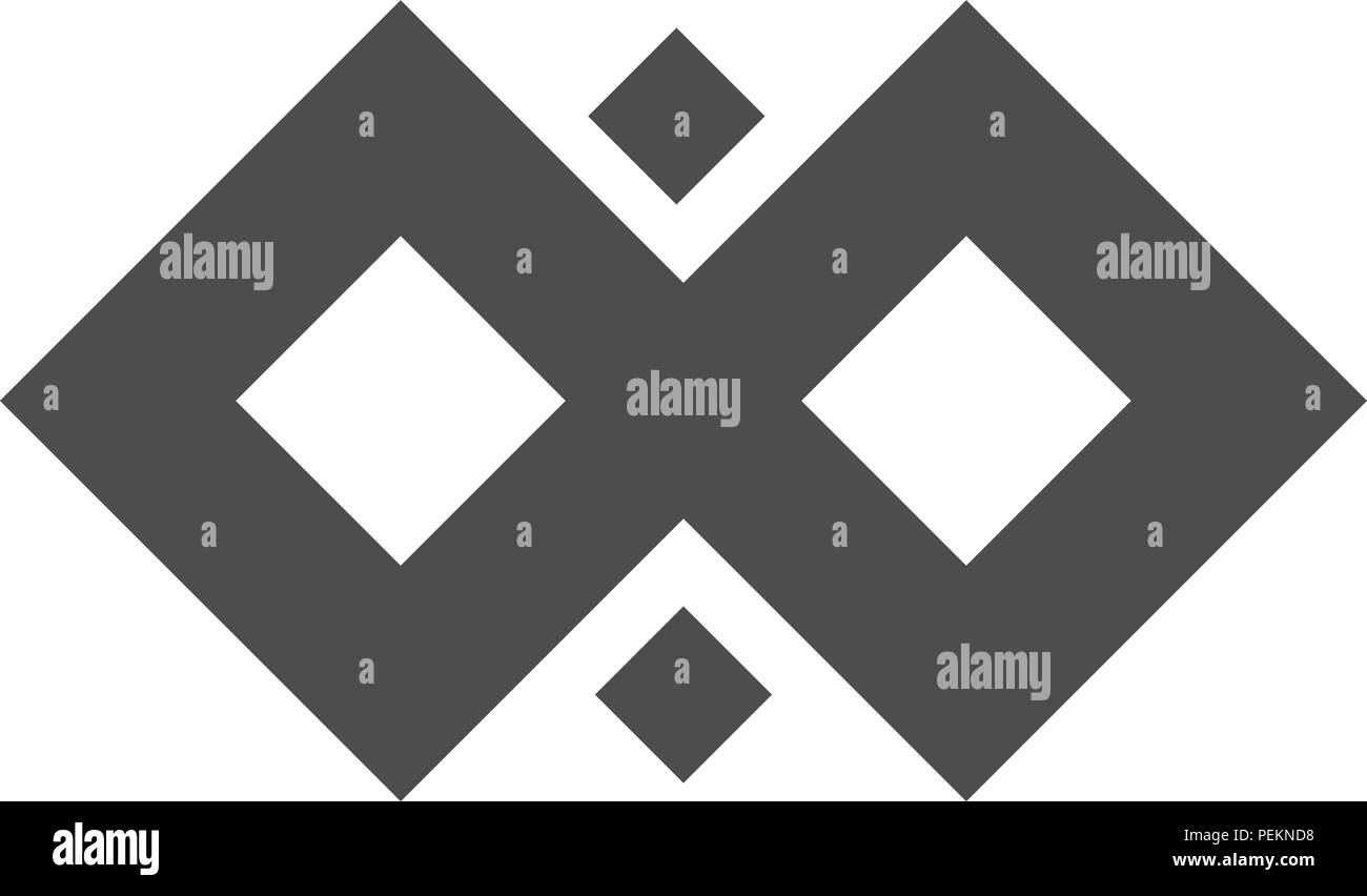 Infinity vector symbol loop. Figure 8 icon, eternity logo sign in ...