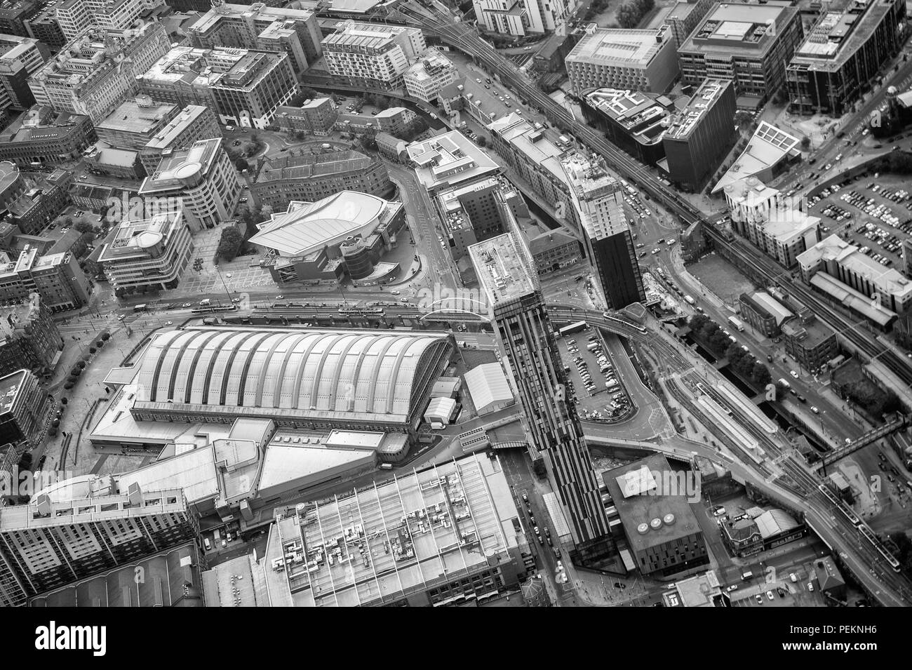 Aerial Photo Manchester Stock Photos & Aerial Photo Manchester Stock ...