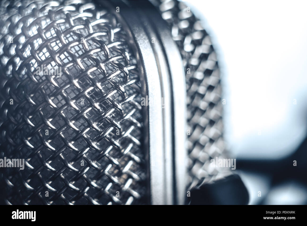 Black texture microphone grill hi-res stock photography and images - Alamy