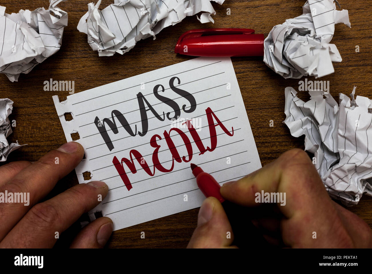 Handwriting text Mass Media. Concept meaning Group people making news ... Handwriting text Mass Media. Concept meaning Group people making news ...