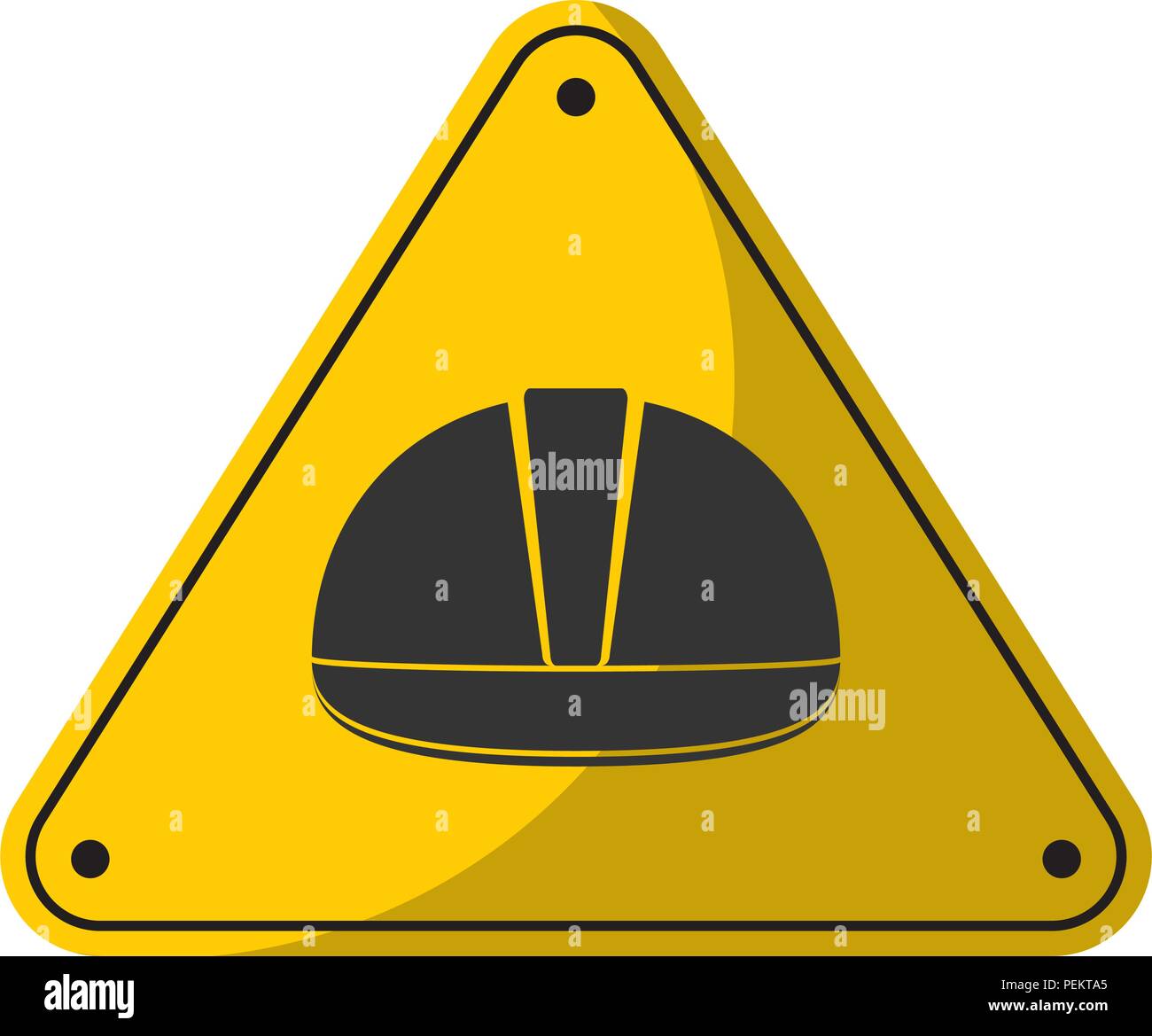 caution area under construction sign notice Stock Vector Image & Art ...