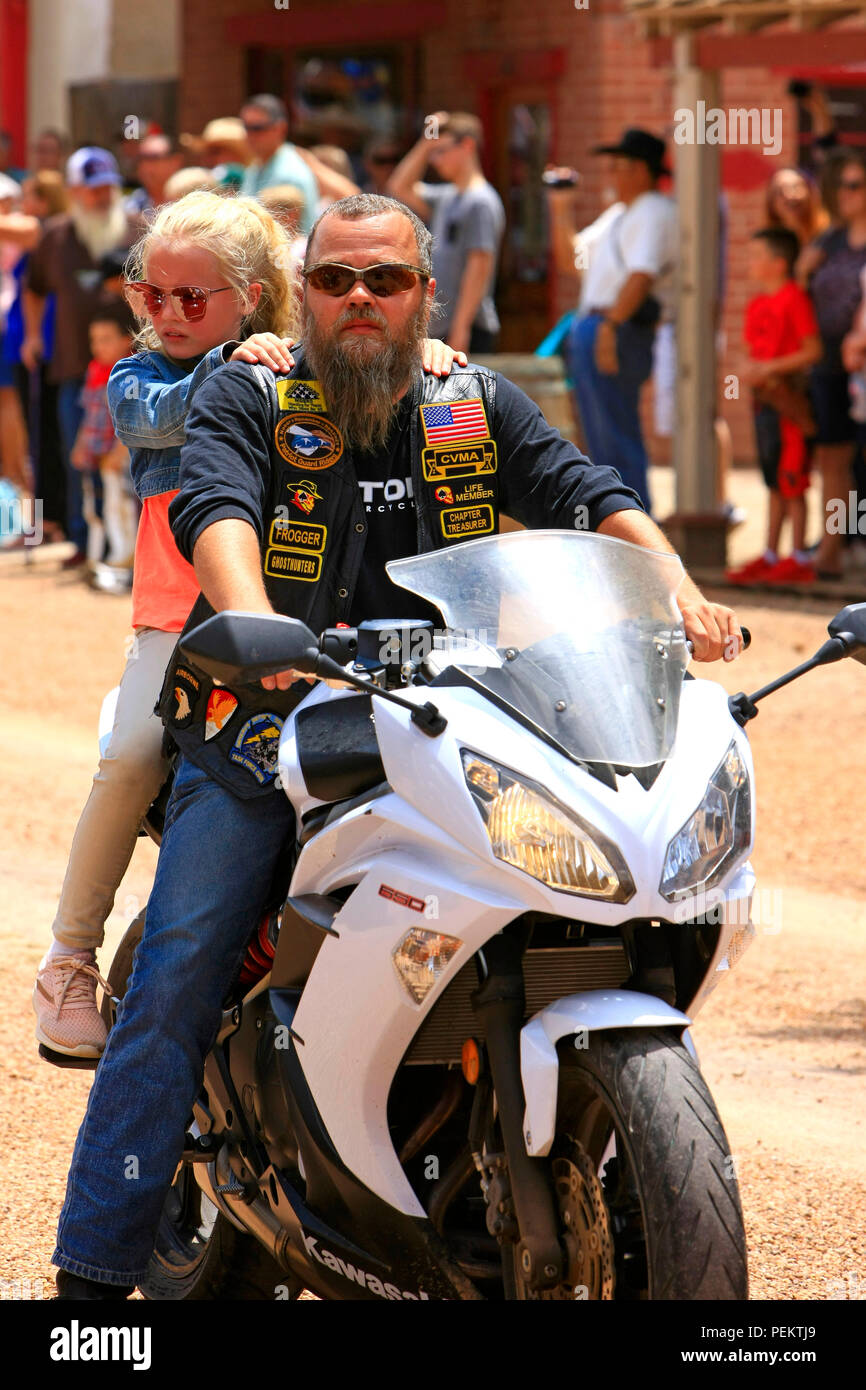 Male Combat Veterans Association bikers at the annual Doc Holiday ...