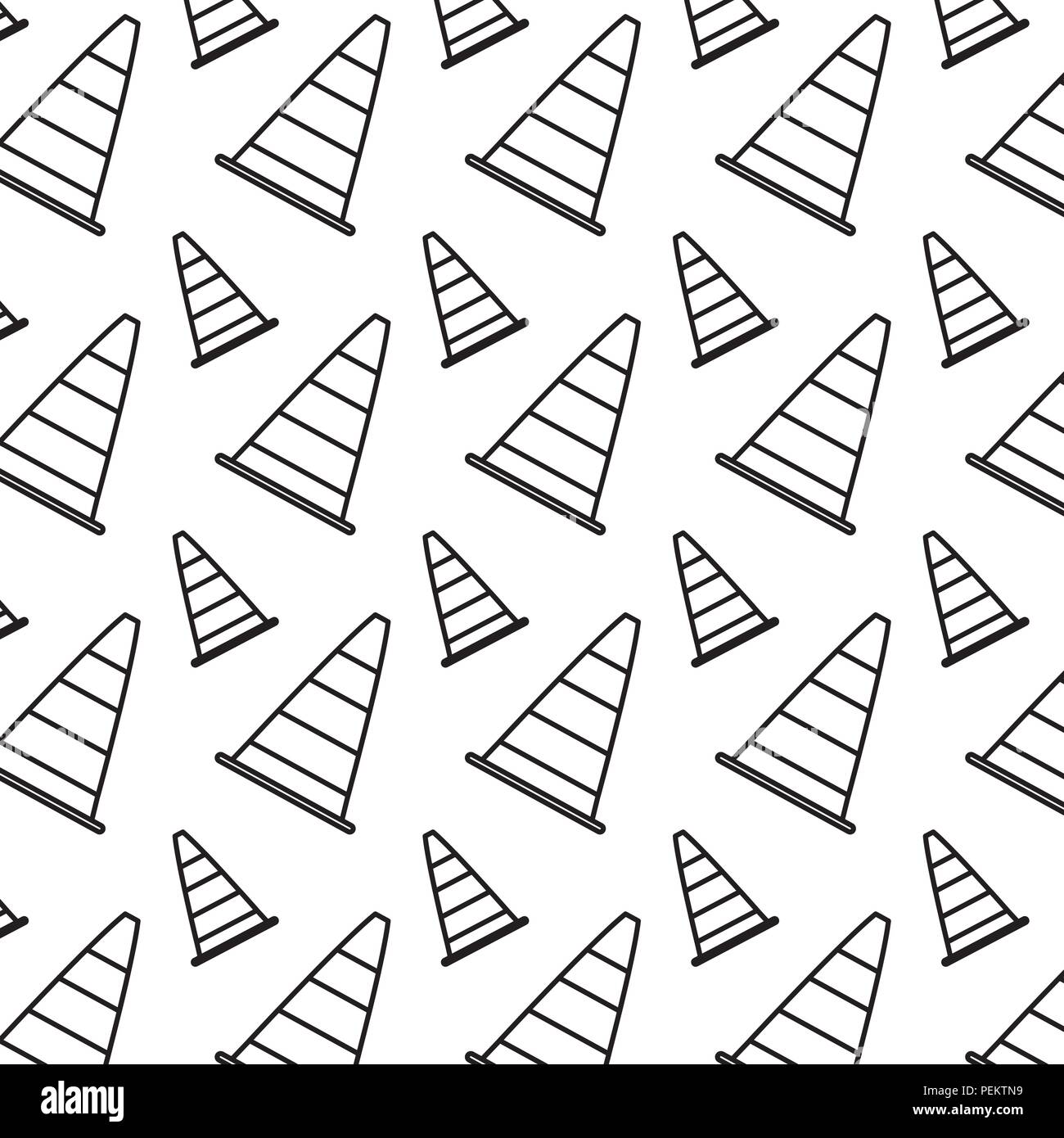 line traffic cone warning attention background Stock Vector Image & Art ...