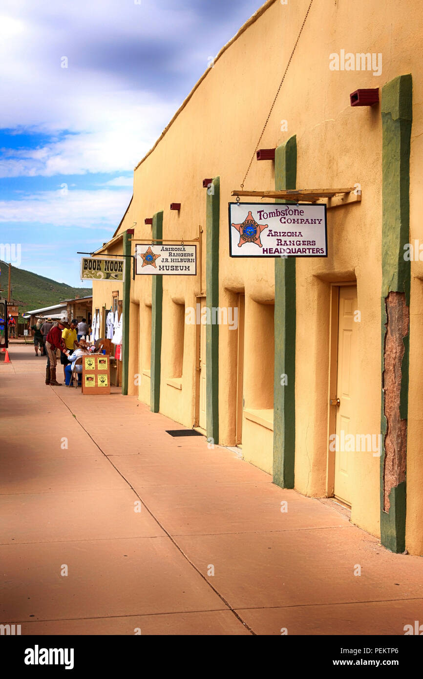 Arizona Rangers Headquarters and museum on S 4th St in historic ...