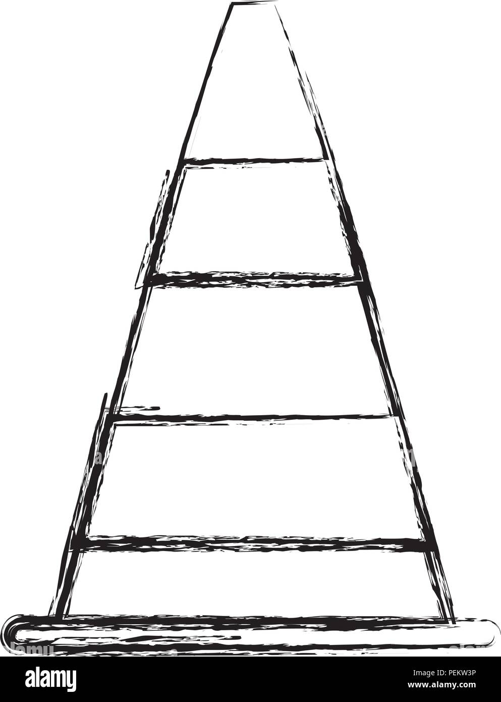 Warning road sign works Stock Vector Images - Alamy