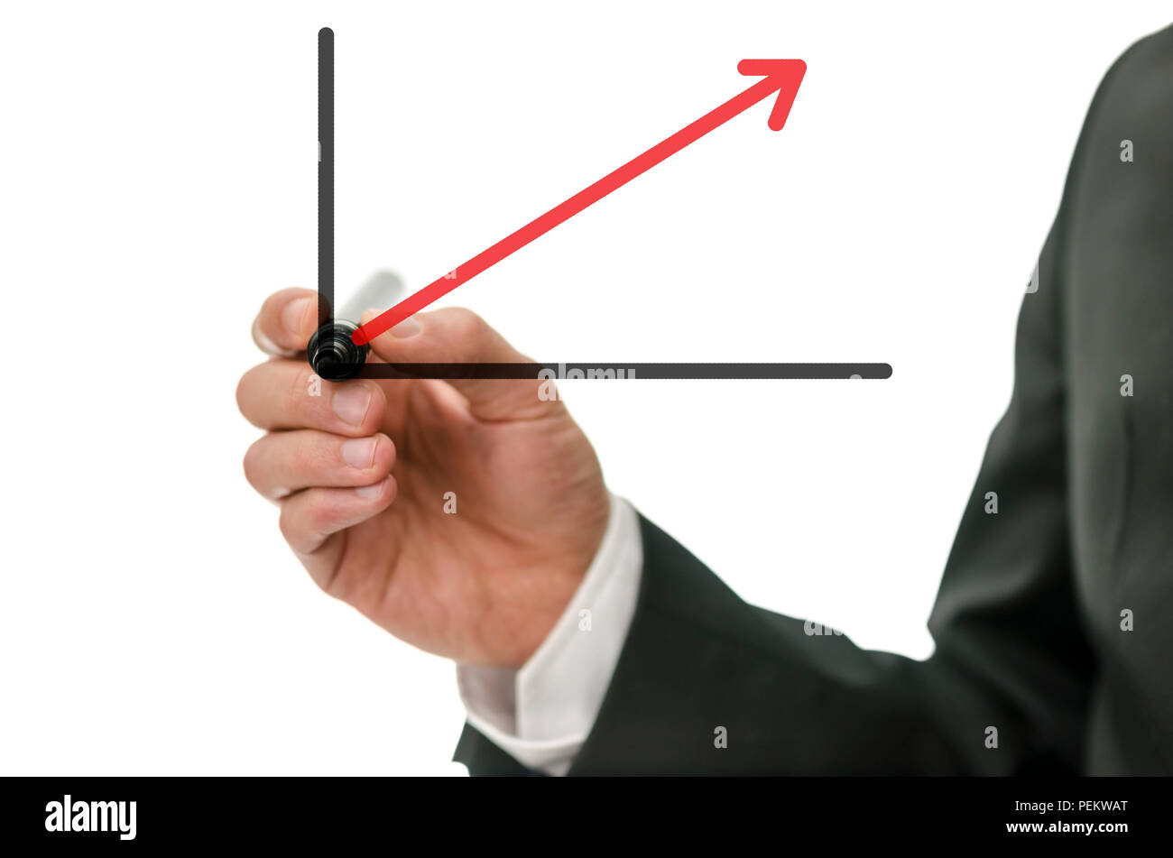 Business growth graph team efficiency hi-res stock photography and ...