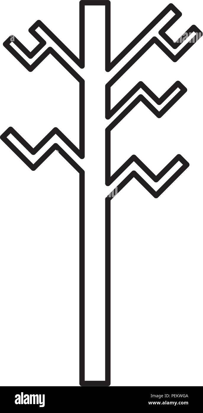 Wooden stalk Stock Vector Images - Alamy