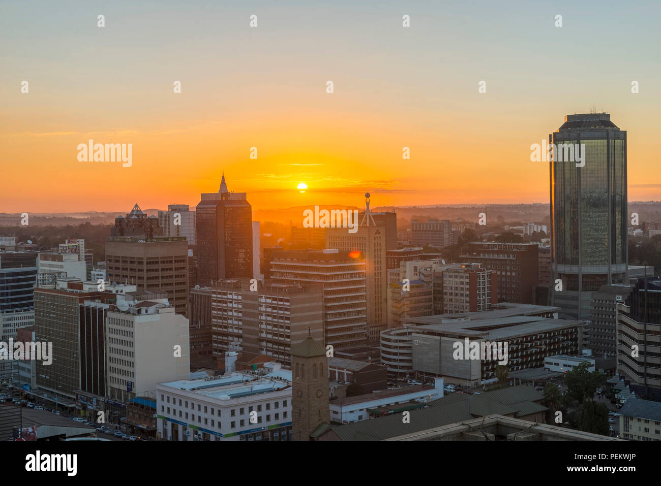 Harare sunset hi-res stock photography and images - Alamy