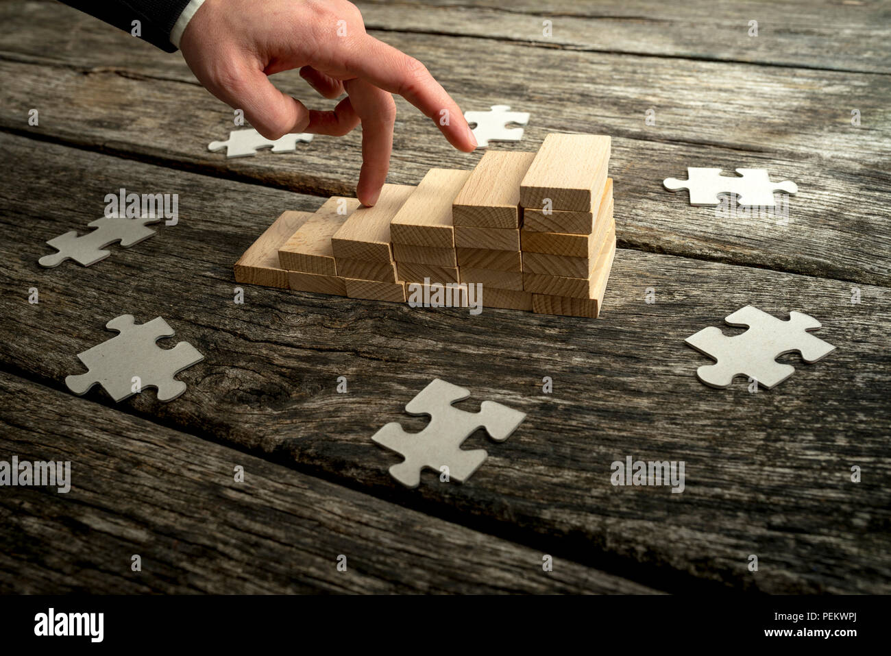 Upward trend graph hi-res stock photography and images - Alamy