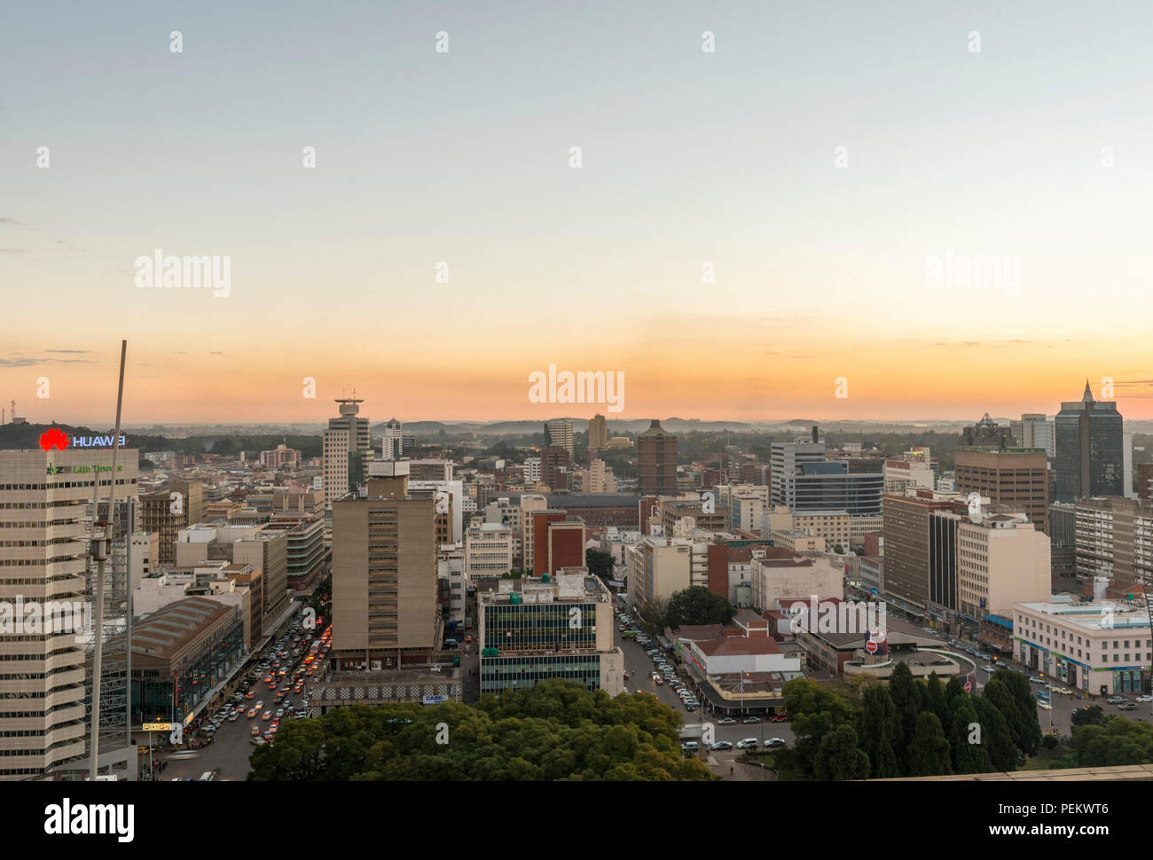 Harare sunset hi-res stock photography and images - Alamy