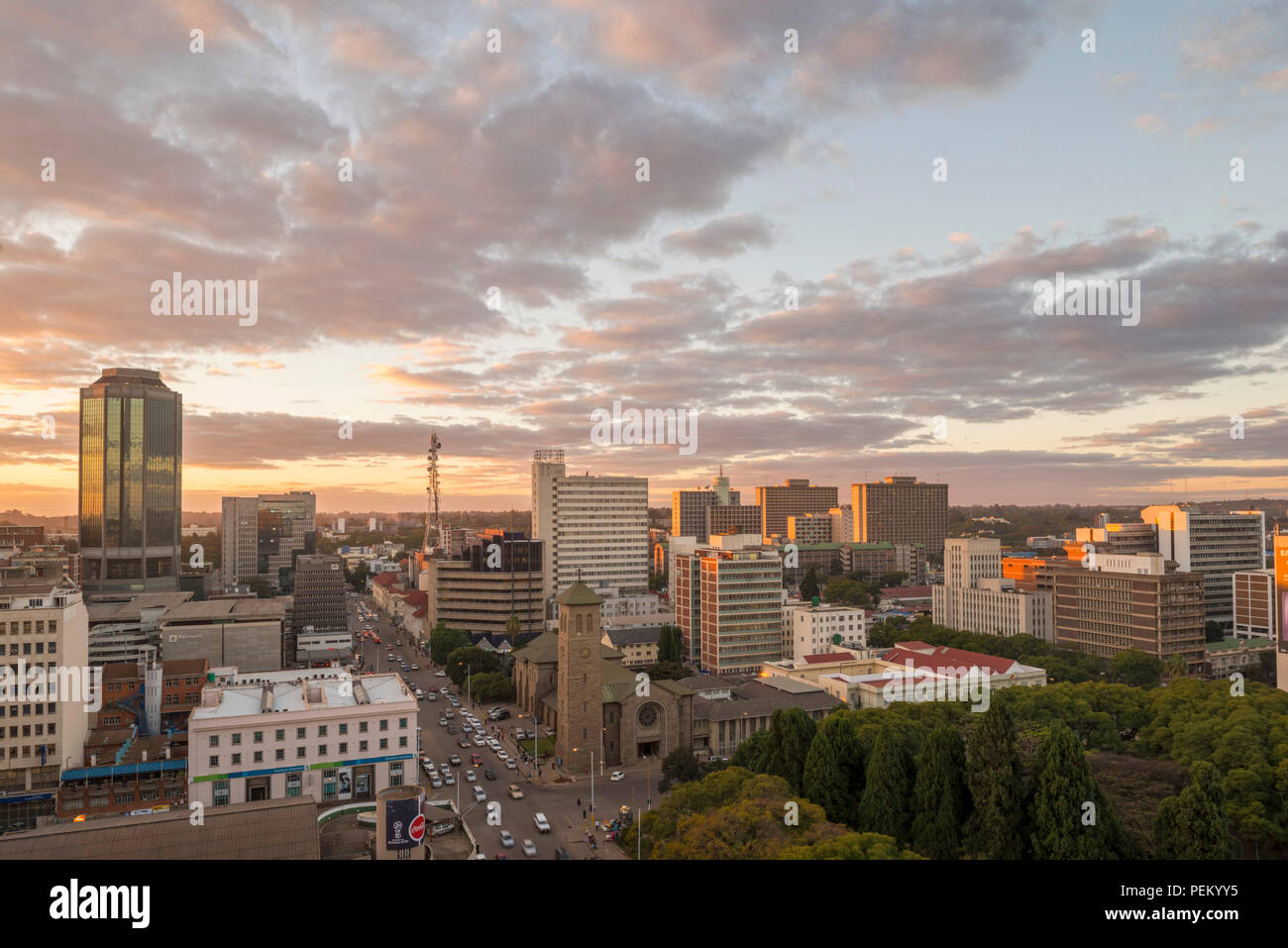 Harare city cityscape capital hi-res stock photography and images - Alamy