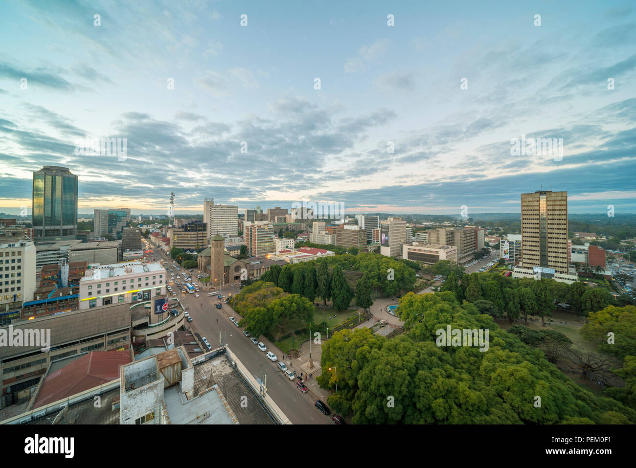 Harare sunset hi-res stock photography and images - Alamy