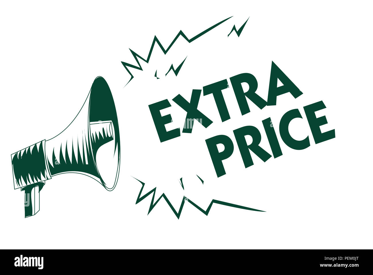 Writing note showing Extra Price. Business photo showcasing extra price ...