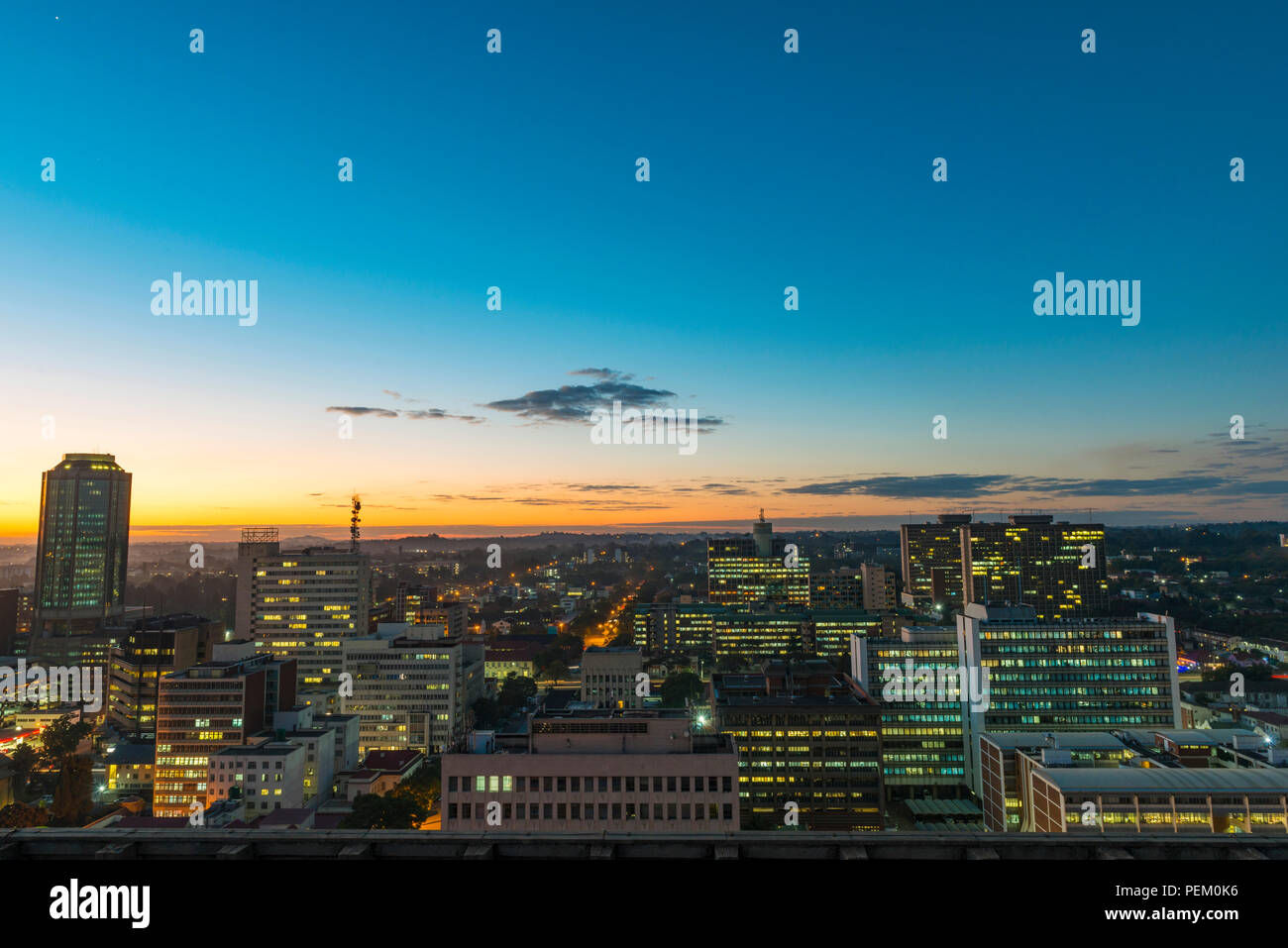 Harare city cityscape capital hi-res stock photography and images - Alamy