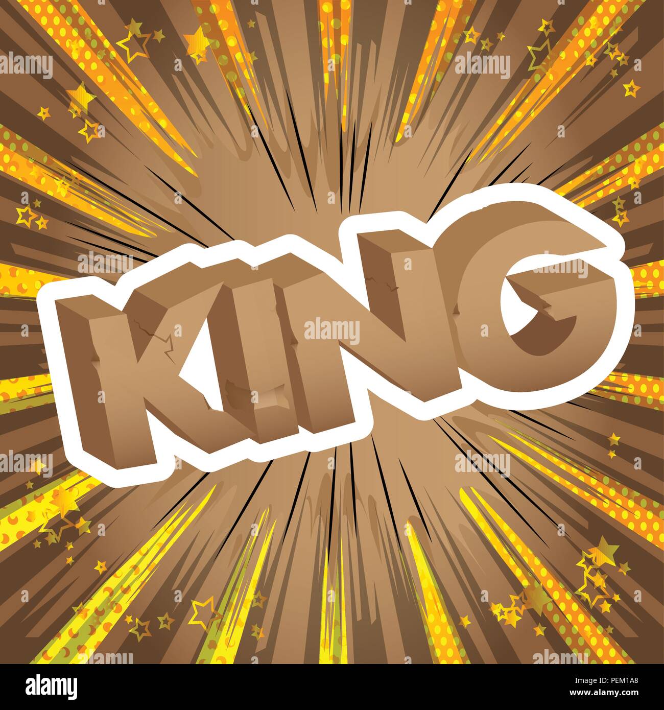 King comics Stock Vector Images - Alamy