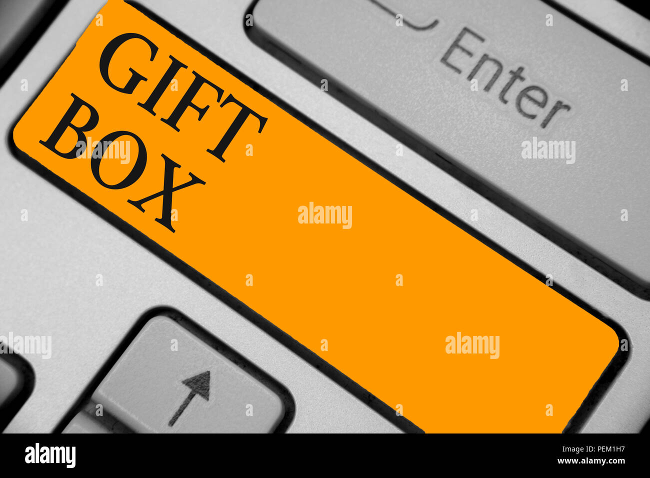 Word writing text Gift Box. Business concept for A small cointainer ...