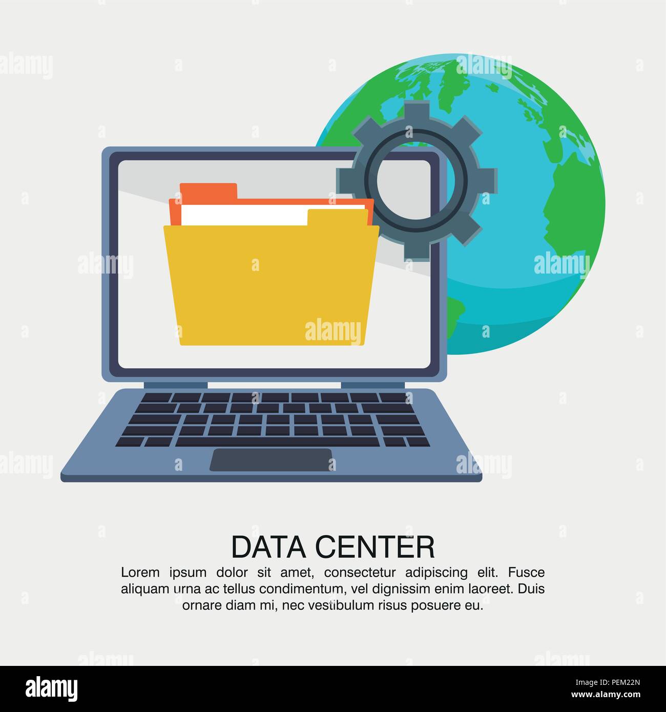 Data center poster with informaton Stock Vector Image & Art - Alamy