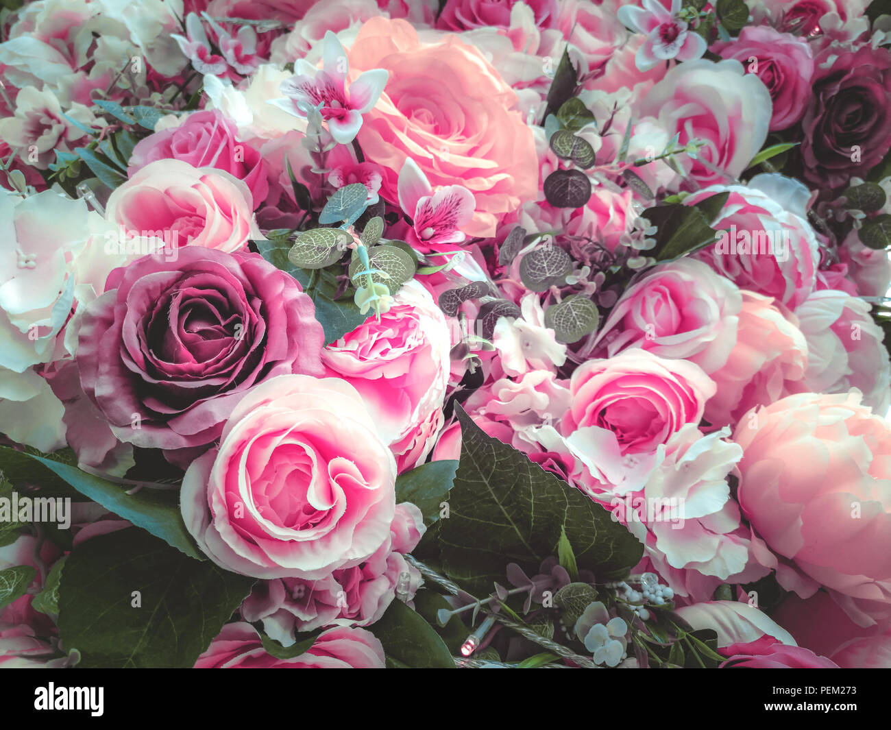 dramatic flower background in vintage color Stock Photo - Alamy