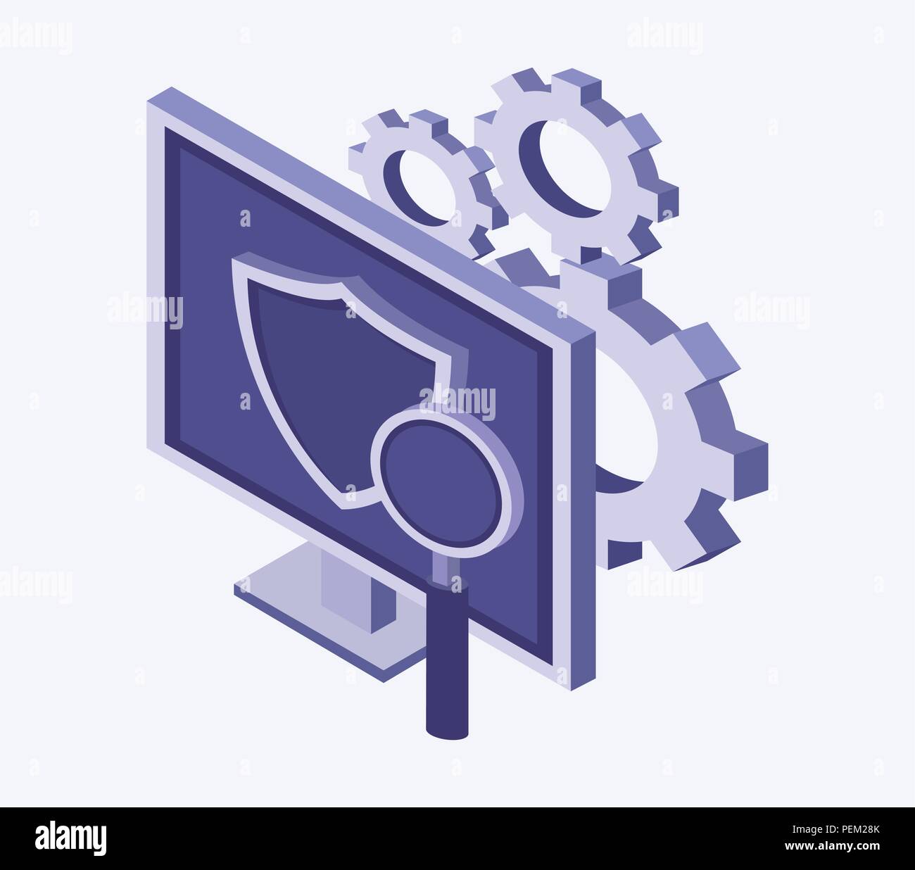Data center technology Stock Vector Image & Art - Alamy