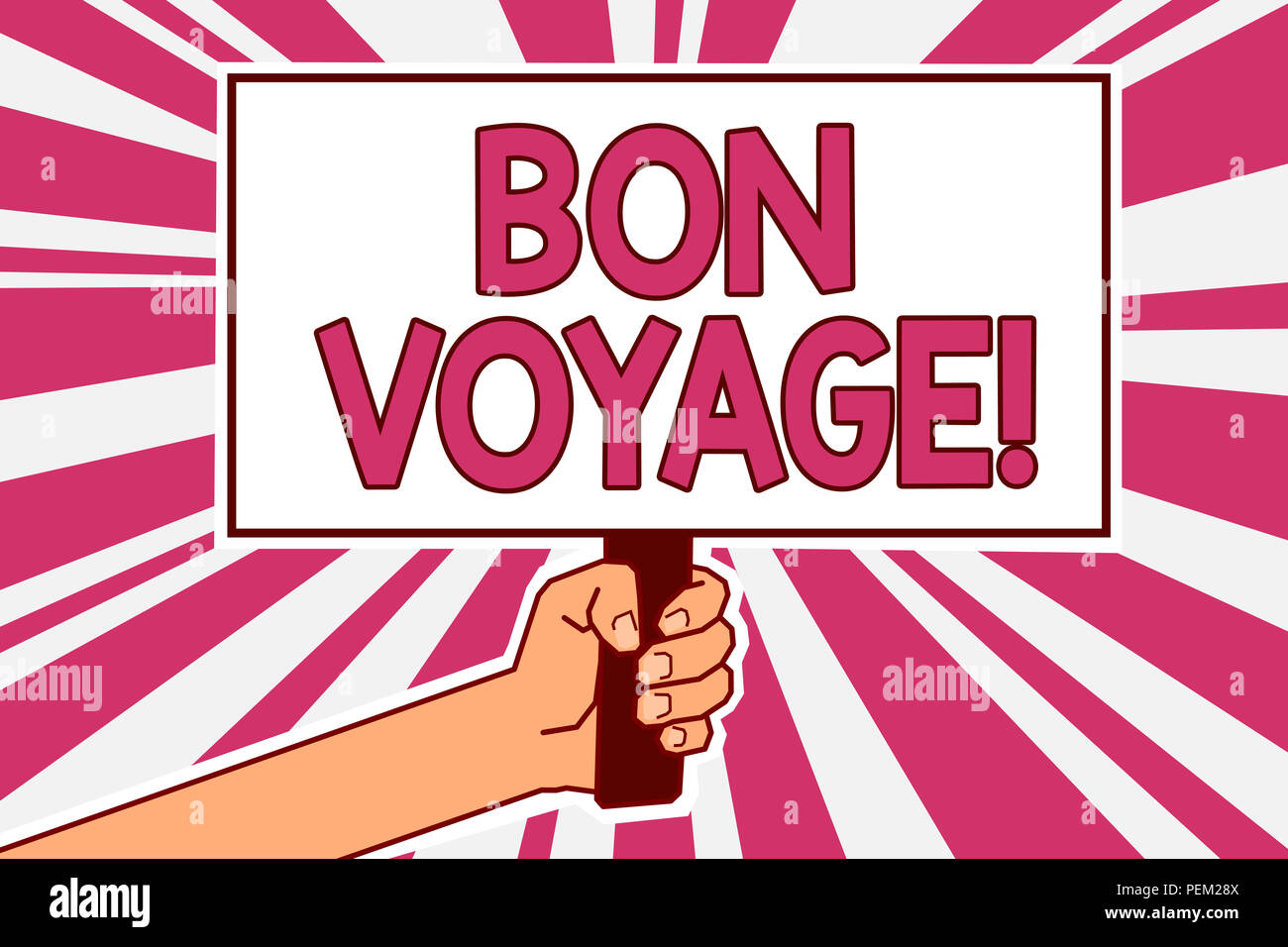 Bon voyage poster hi-res stock photography and images - Alamy