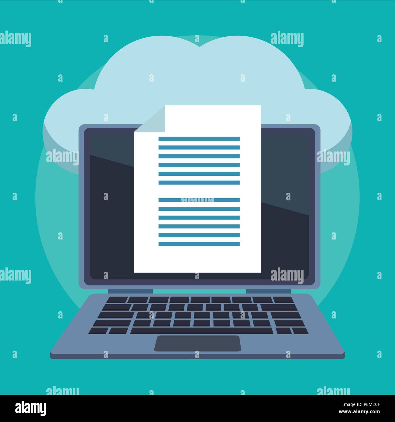 Sheet of cloud Stock Vector Images - Alamy