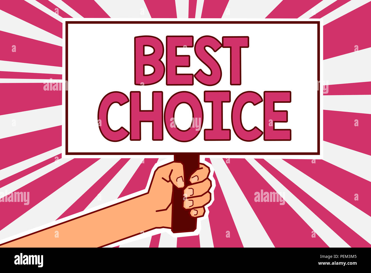 Word Writing Text Best Choice Business Concept For Act Of Picking Or Deciding Between Two Or