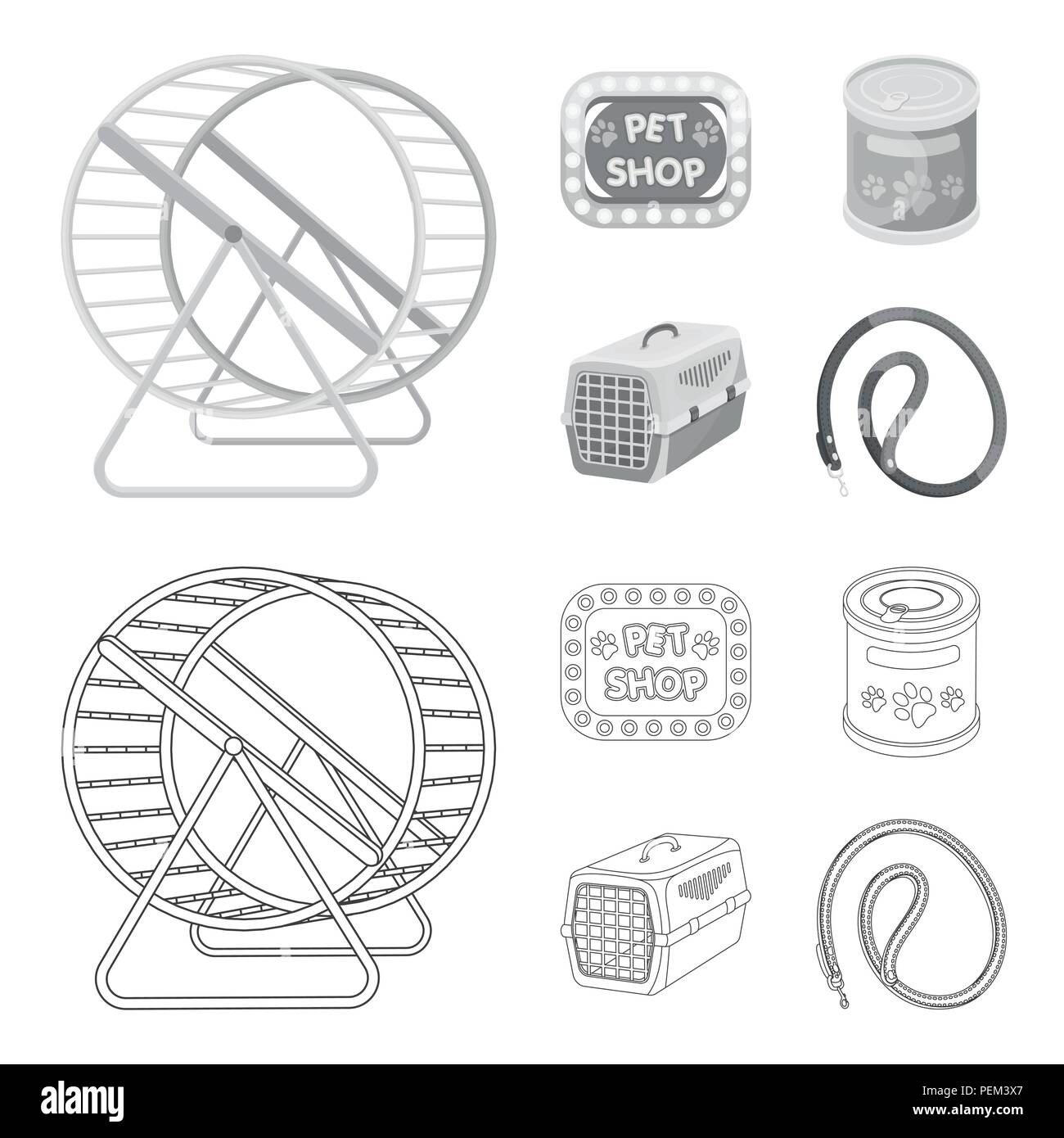 Container for carrying animals and other attributes of the zoo store ...