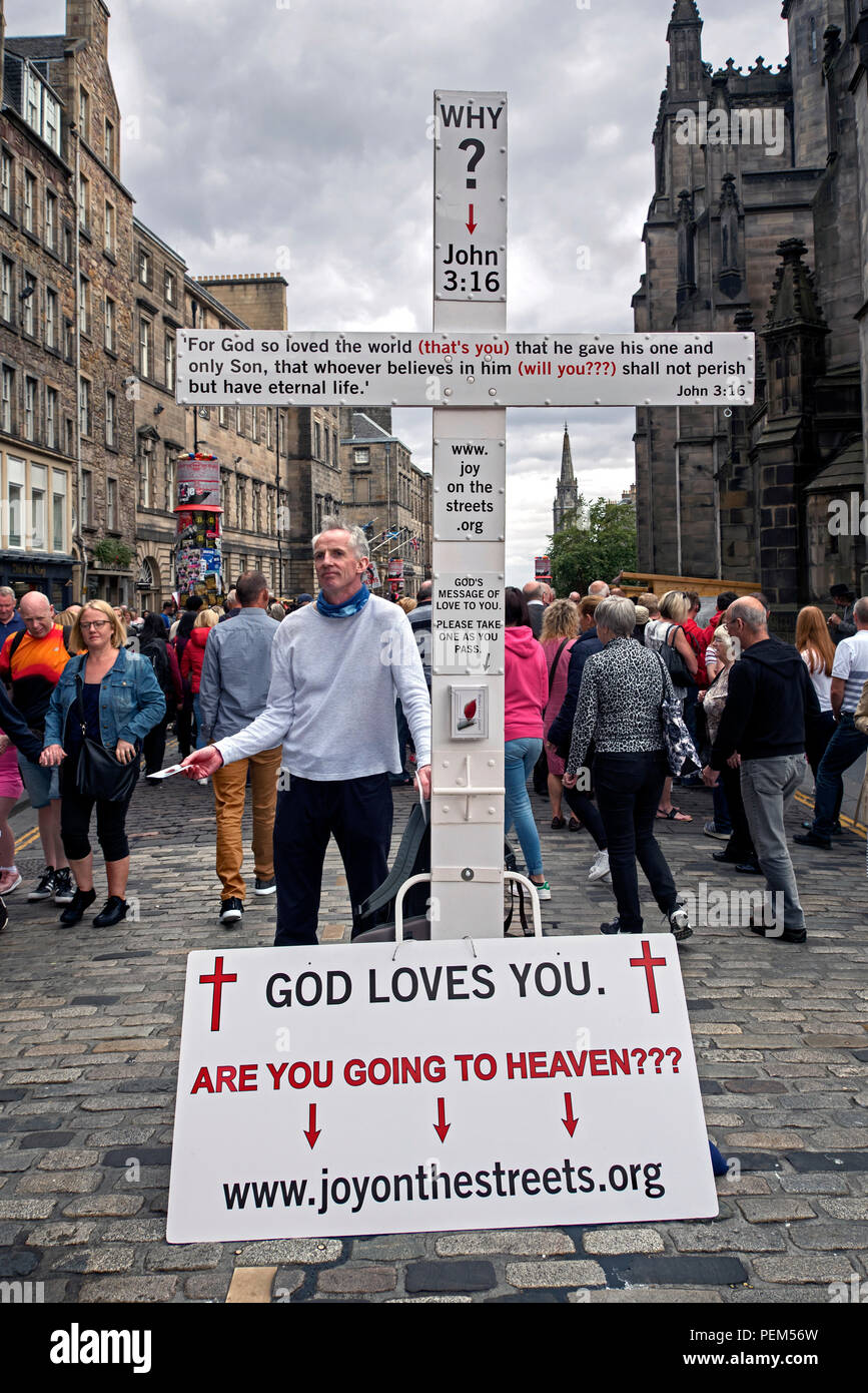 Religious street preacher hi-res stock photography and images - Alamy