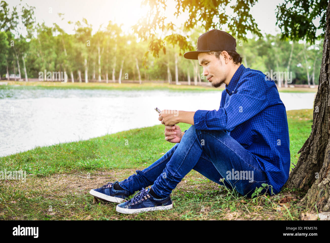 Caucasian person looking green screen hi-res stock photography and ...