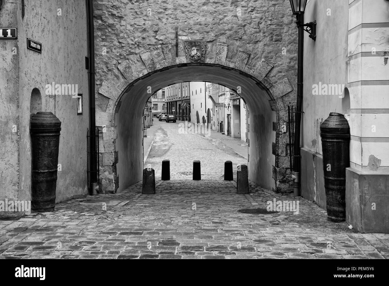 The Swedish Gate, Riga City Walls Stock Photo - Alamy