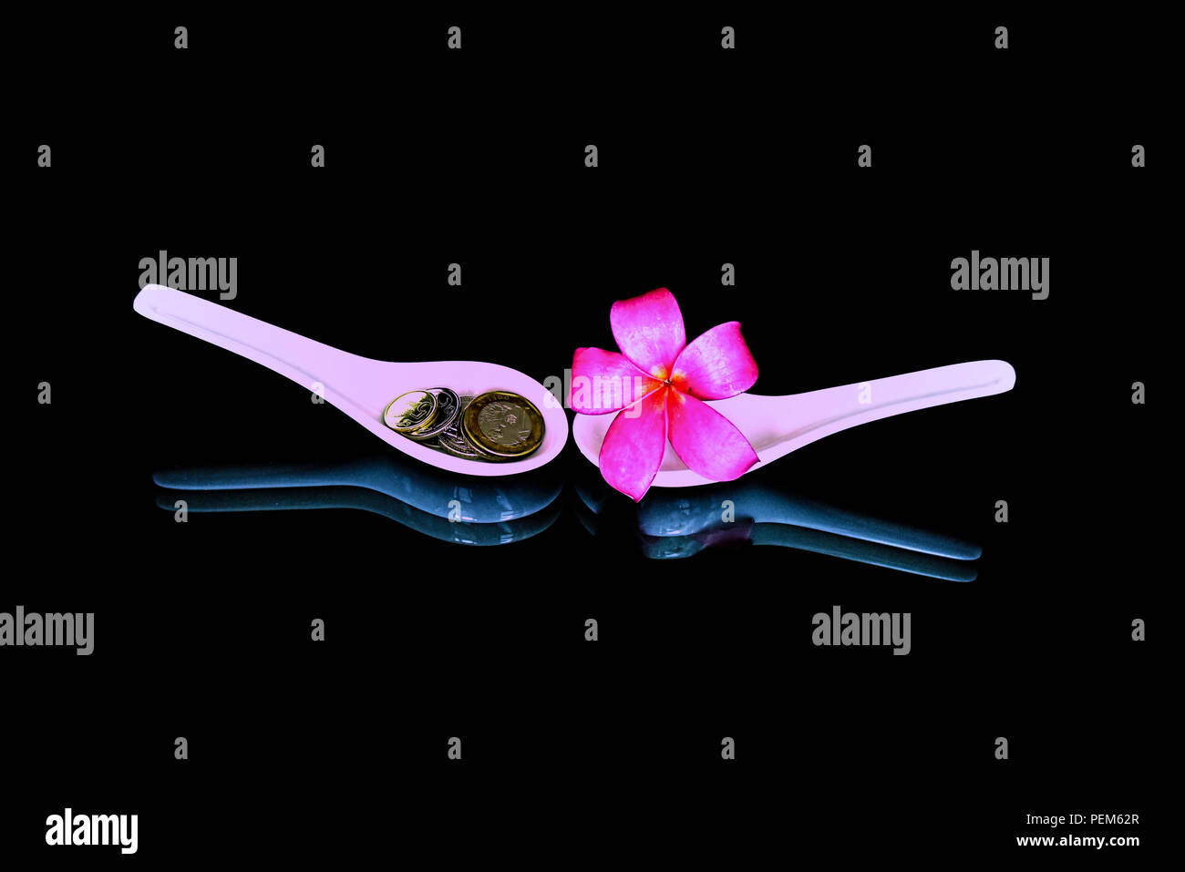 The balance between nature and money Stock Photo - Alamy