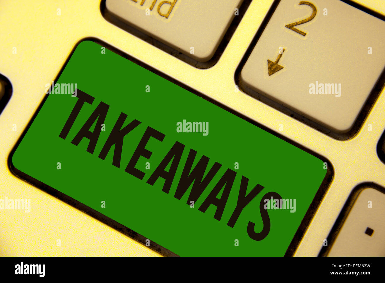Key takeaways hi-res stock photography and images - Alamy