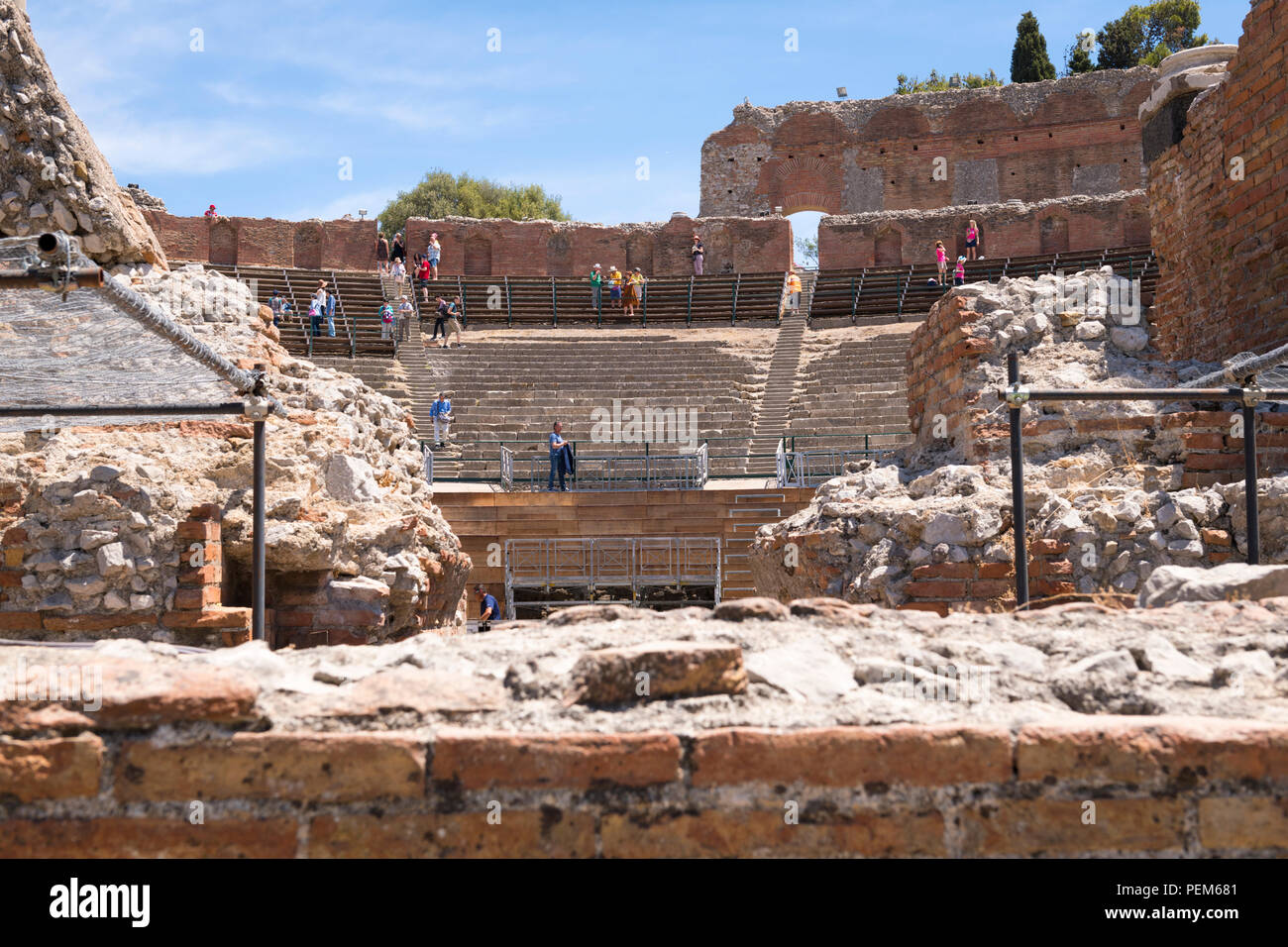 Italy Sicily Monte Tauro most famous luxury tourist resort Taormina 3 ...