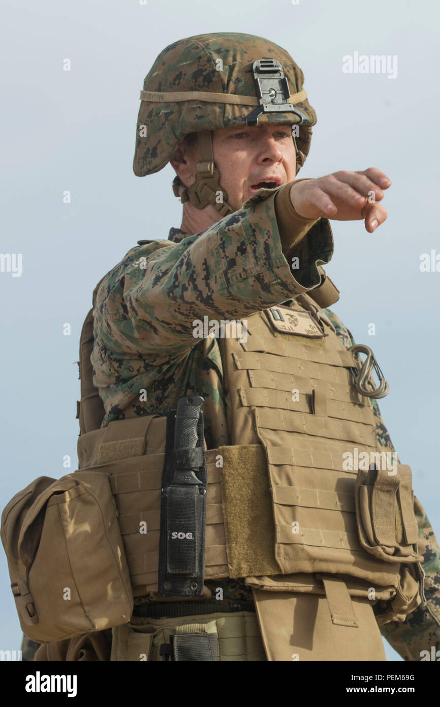 U.S. Marines conduct a rehearsal of concept drill at Marine Corps Air ...