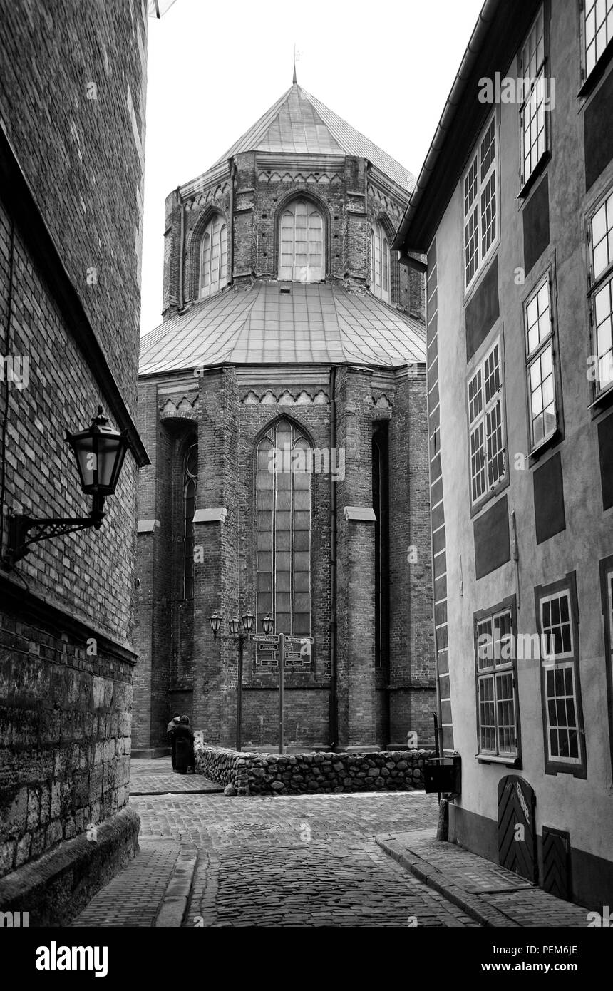 Riga house Black and White Stock Photos & Images - Alamy