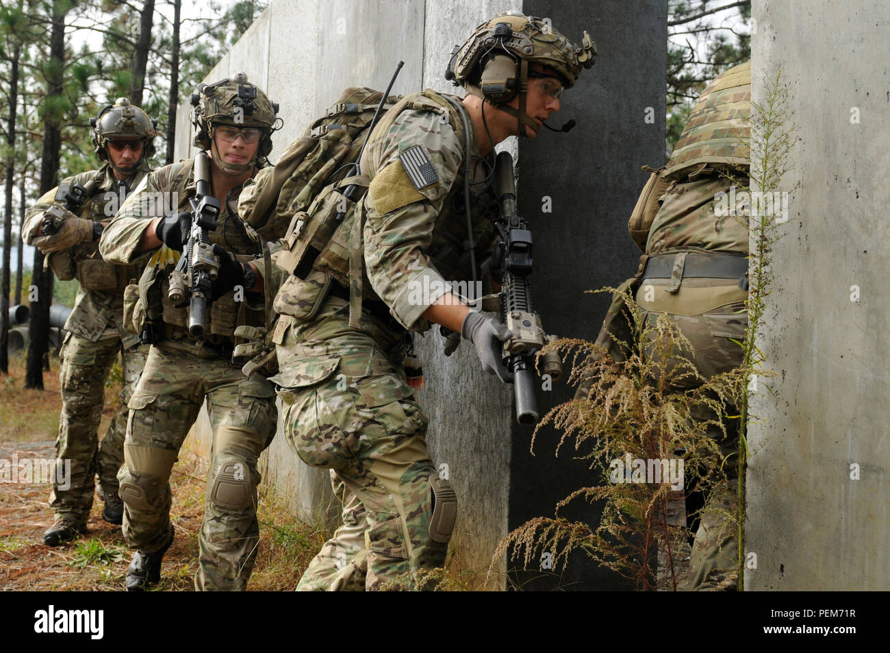 Execute room entry and clearing procedures during a training eve hi-res ...