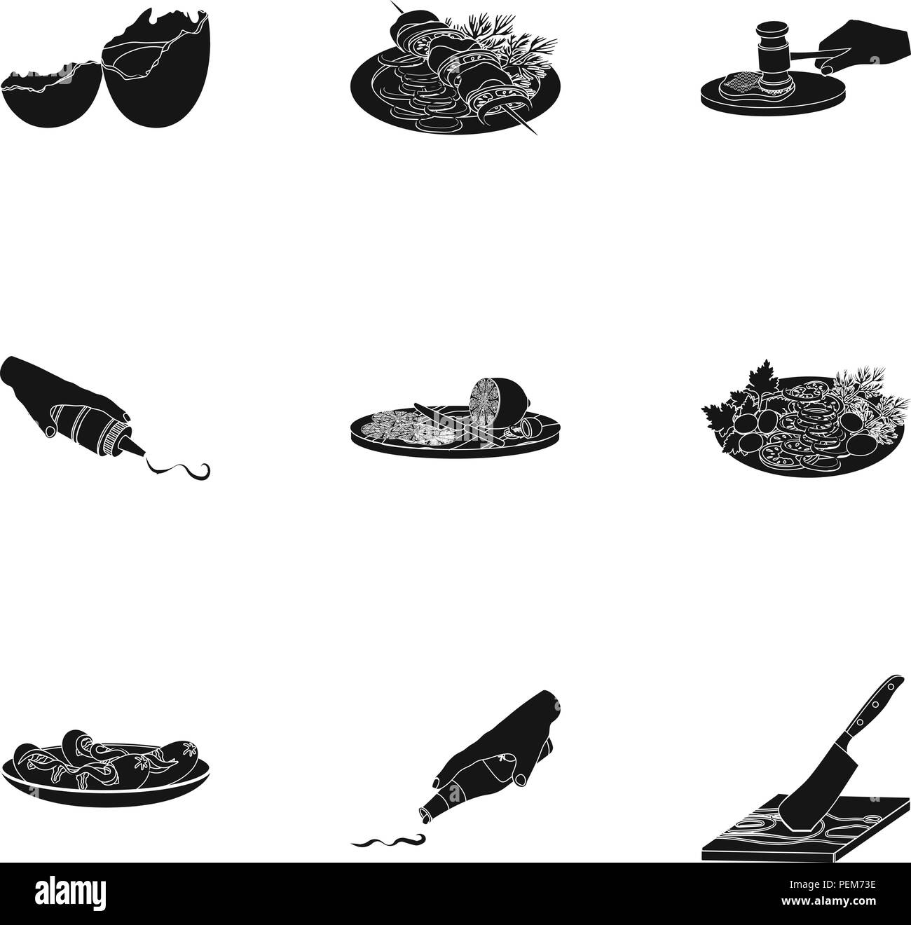 bacon,barbecue,black,board,bottle,broken,chicken,chop,collection ...