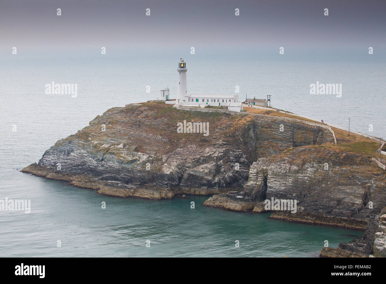 South Stack Lighthouse, Holyhead on Anglesey Stock Photo - Alamy