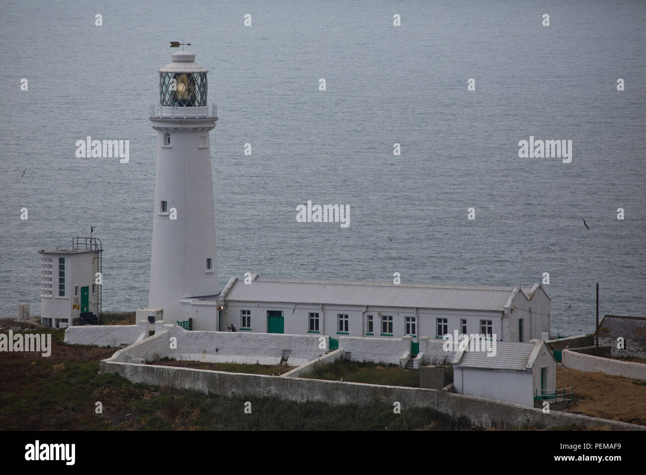 South Stack Lighthouse, Holyhead on Anglesey Stock Photo - Alamy