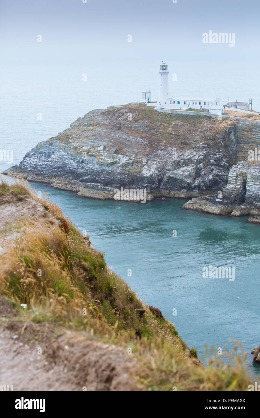 South Stack Lighthouse, Holyhead on Anglesey Stock Photo - Alamy