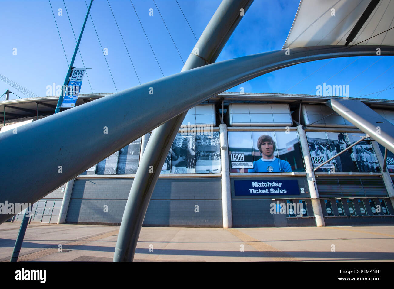 MANCHESTER, UNITED KINGDOM - MAY 19 2018: Manchester City Football Club ...