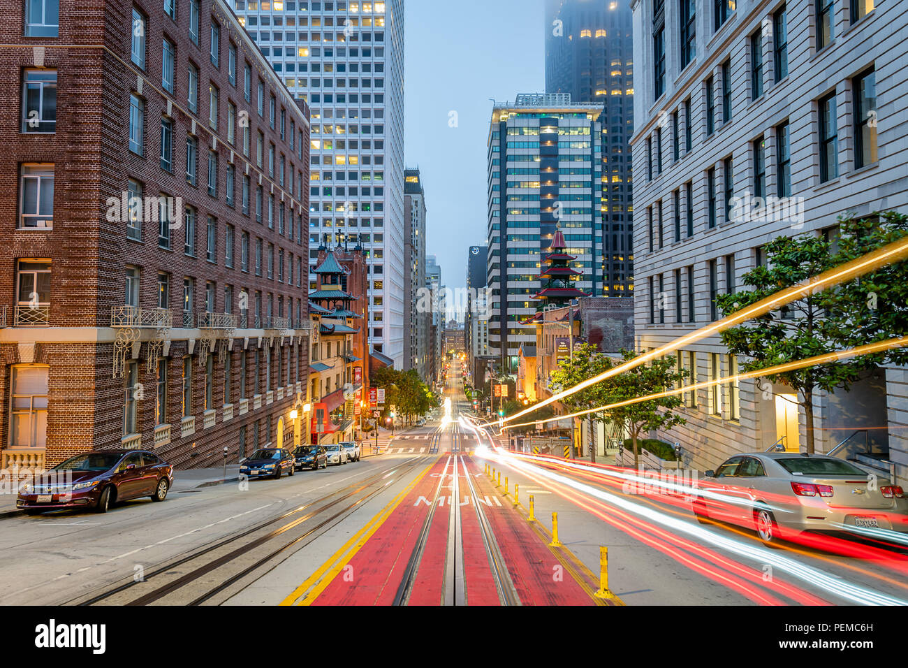 Downtown San Francisco Stock Photo - Alamy