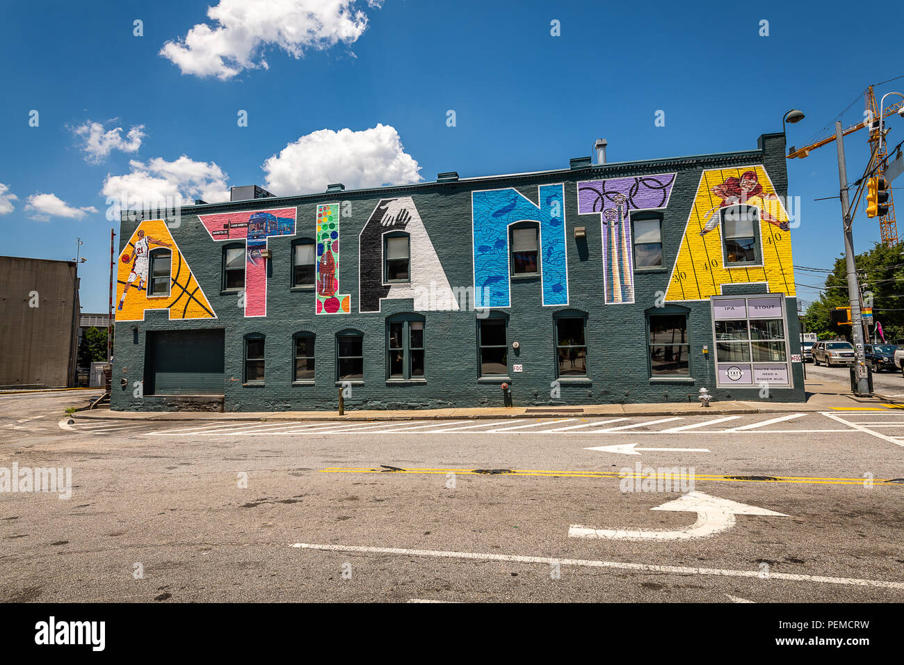 Atlanta mural hi-res stock photography and images - Alamy