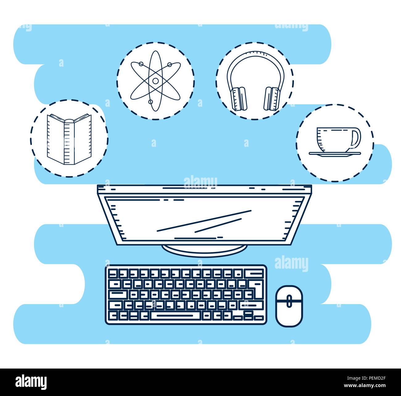 School project display Cut Out Stock Images & Pictures - Alamy