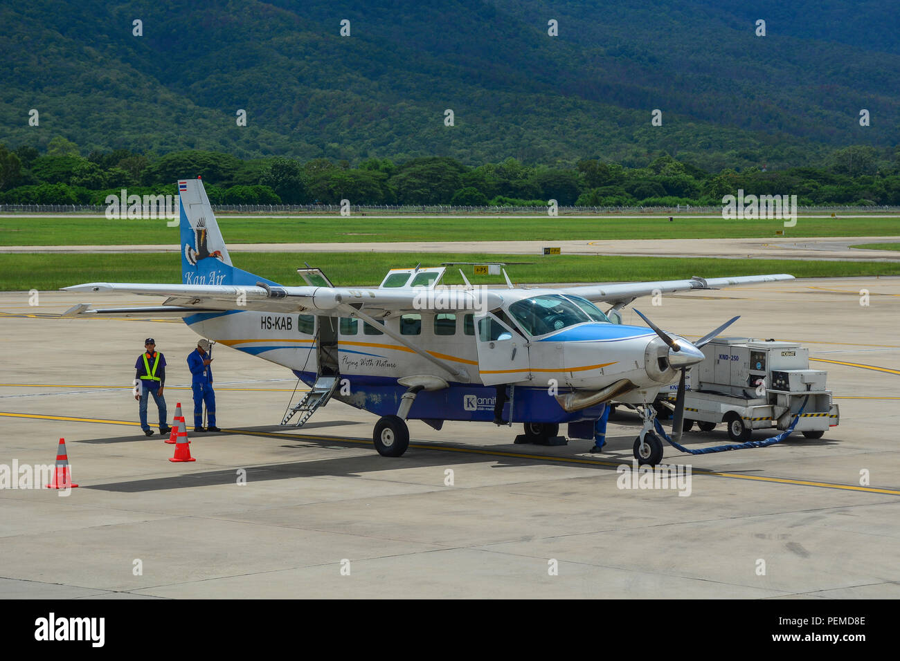 Chiang Mai, Thailand - Jun 22, 2016. A Kan Air Cessna 208B Grand ...