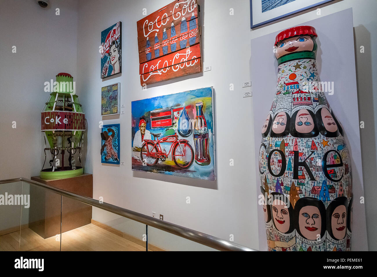 Coca cola logo history hi-res stock photography and images - Alamy